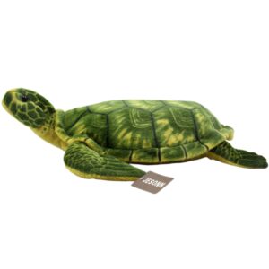 JESONN Realistic Stuffed Marine Animals Toys Turtle Plush Tortoise (Green, 20 Inches)