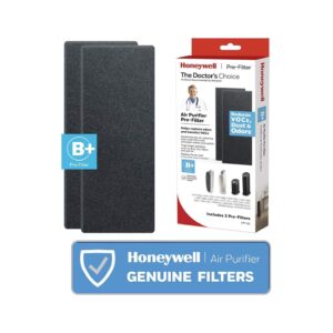 Honeywell HRF-B2 Filter B Household Odor and Gas Reducing Air Purifier Cleaner Pre Filter Replacement, 2 Pack