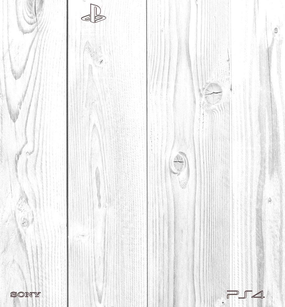 Skin Ps4 Old - WHITE WOOD TEXTURE - limited edition DECAL COVER ADESIVA Playstation 4 Slim SONY BUNDLE