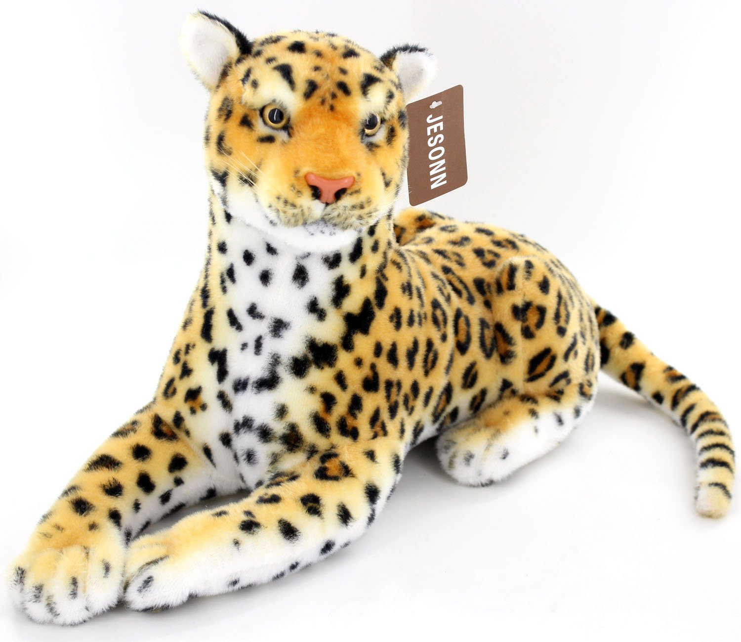 JESONN Stuffed Animals Toys Cheetah Spotted Leopard Plush (18.9 Inches)