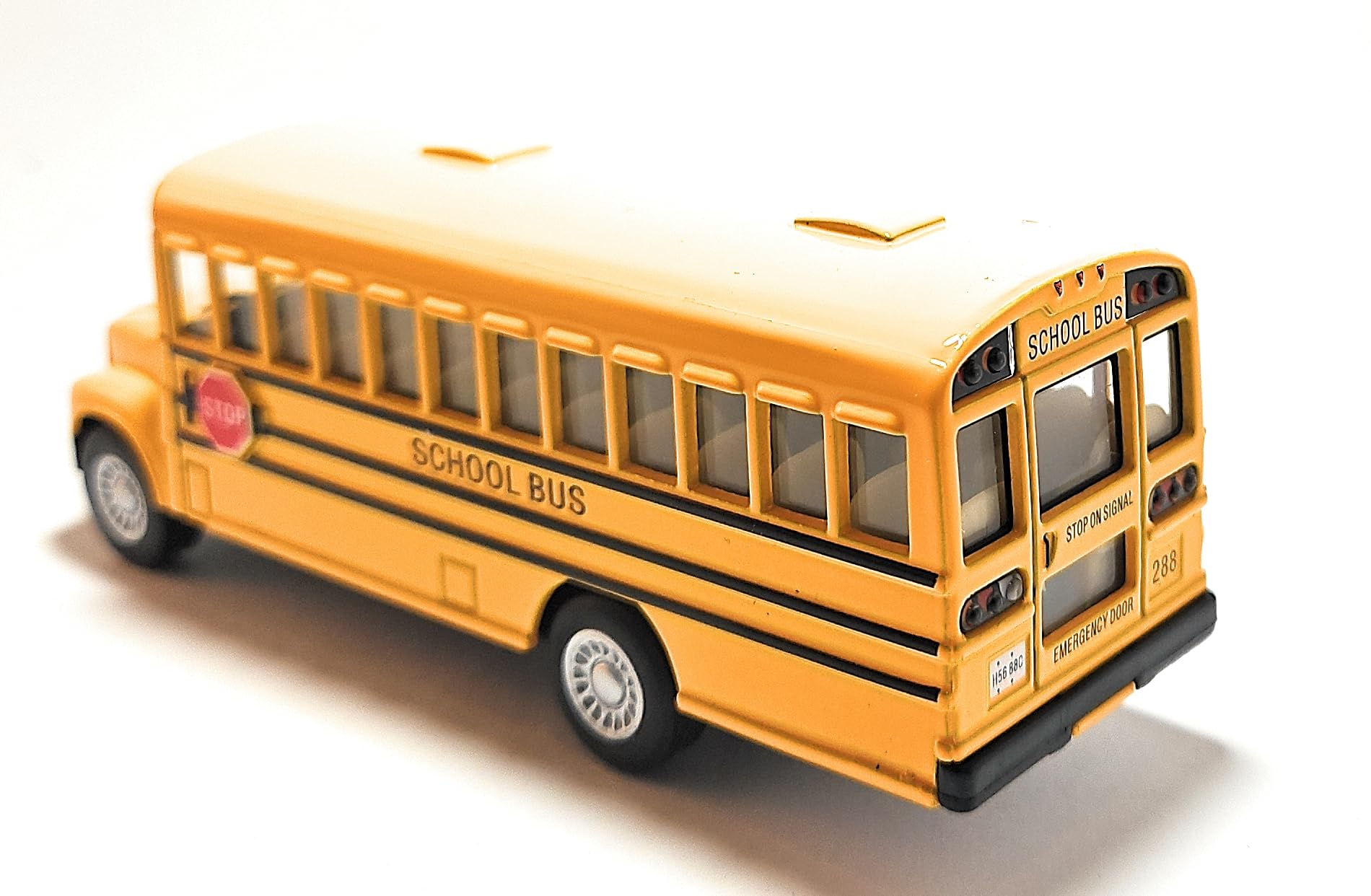 KiNSMART KiNSFUN Yellow School Bus 5" Die Cast Metal Model Toy Car