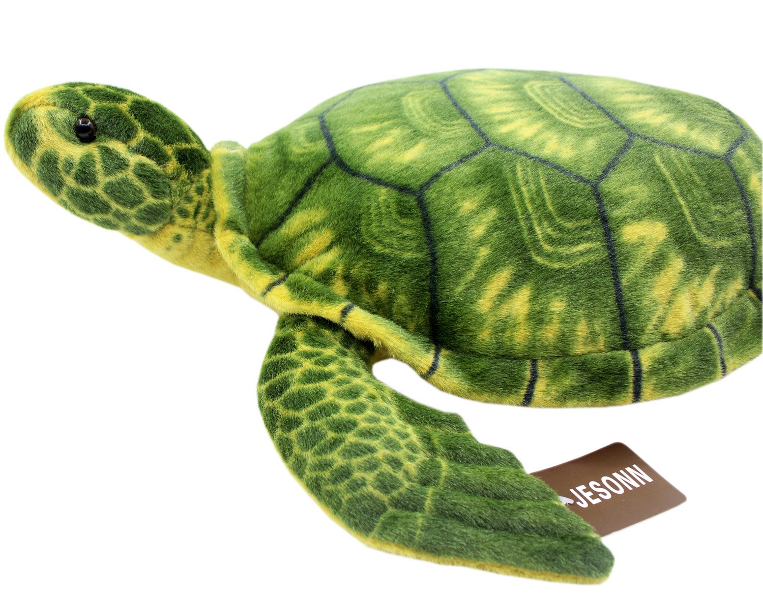 JESONN Realistic Stuffed Marine Animals Toys Turtle Plush Tortoise (Green, 20 Inches)