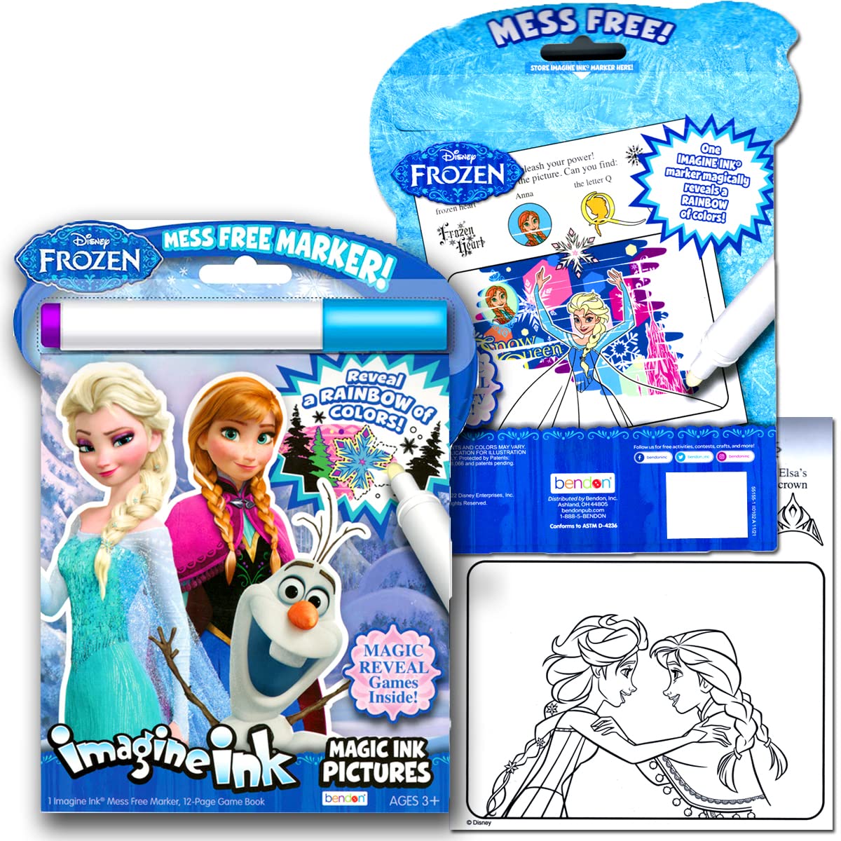 Disney Frozen 2 Coloring Book & Stickers Activity Deluxe Set