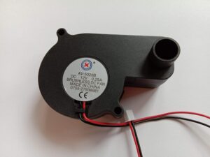 1 pcs brushless dc blower fan 5028b 12v 2 wires black color 50x28mm ball-bearing skywalking