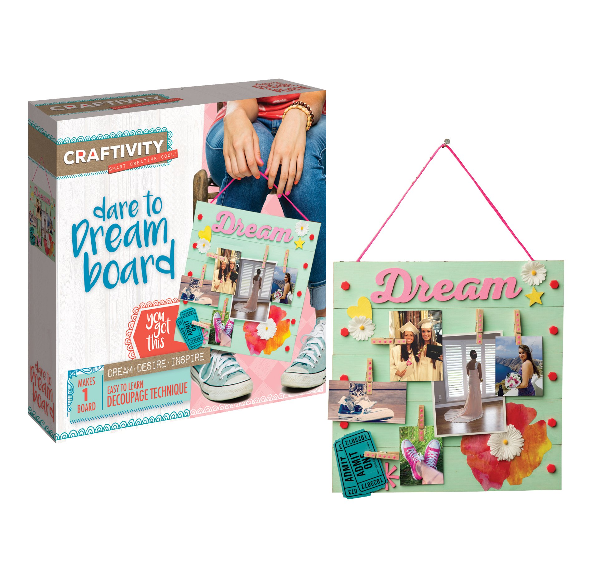 CRAFTIVITY Dare to Dream Board Craft Kit, 144 months to 180 months