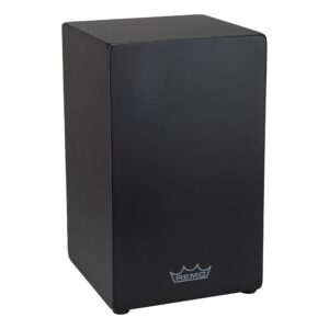 remo cr-p620-70 crown percussion cajon drum, black