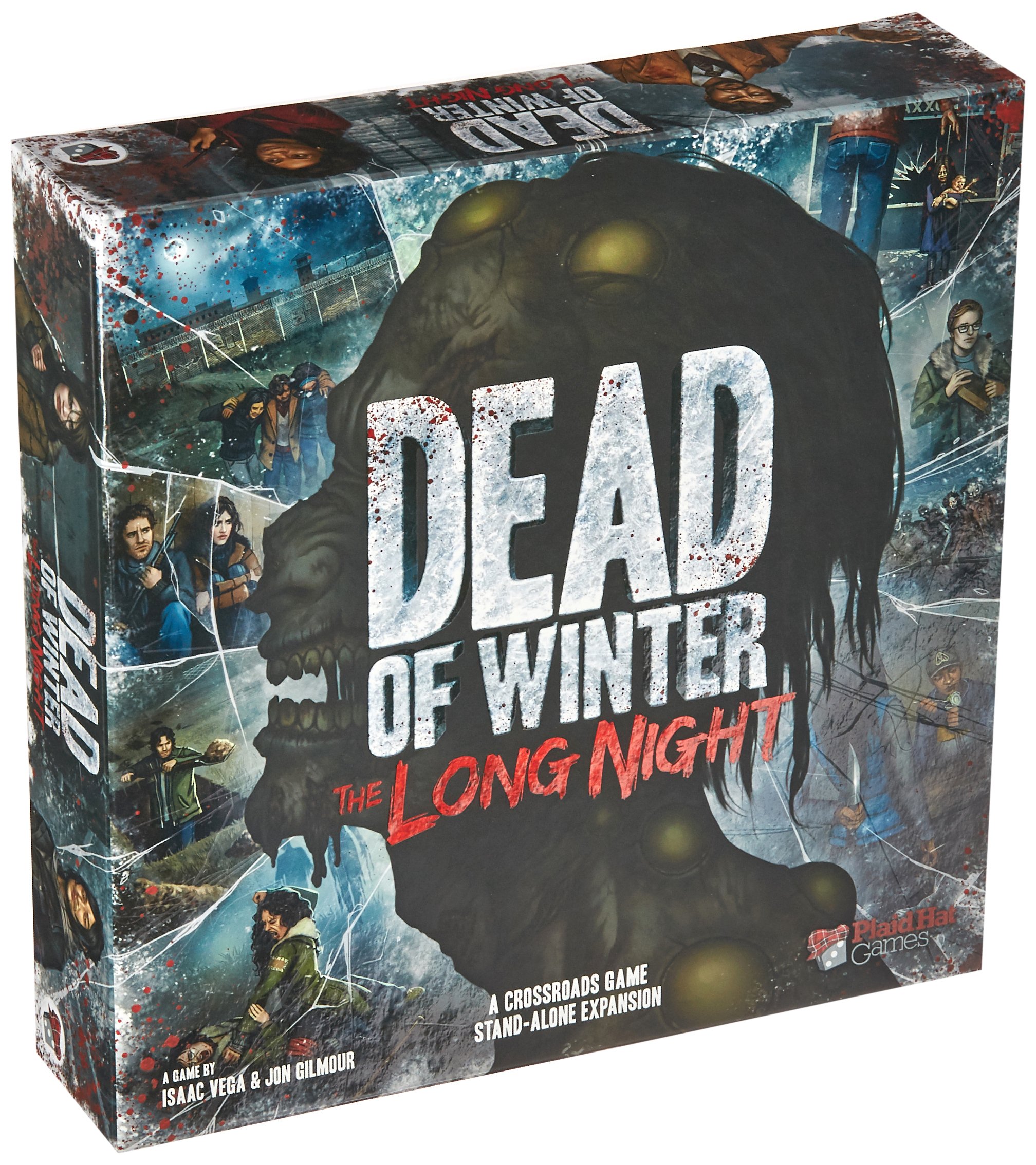 Plaid Hat Games Dead of Winter The Long Night Board Game Expansion - Post-Apocalyptic Survival Game, Strategy Game for Kids & Adults, Ages 13+, 2-5 Players, 1-2 Hour Playtime, Made