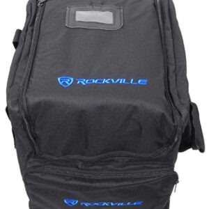 Rockville Padded Travel Bag for (2) Chauvet or American DJ Effect Lights (RLB40)