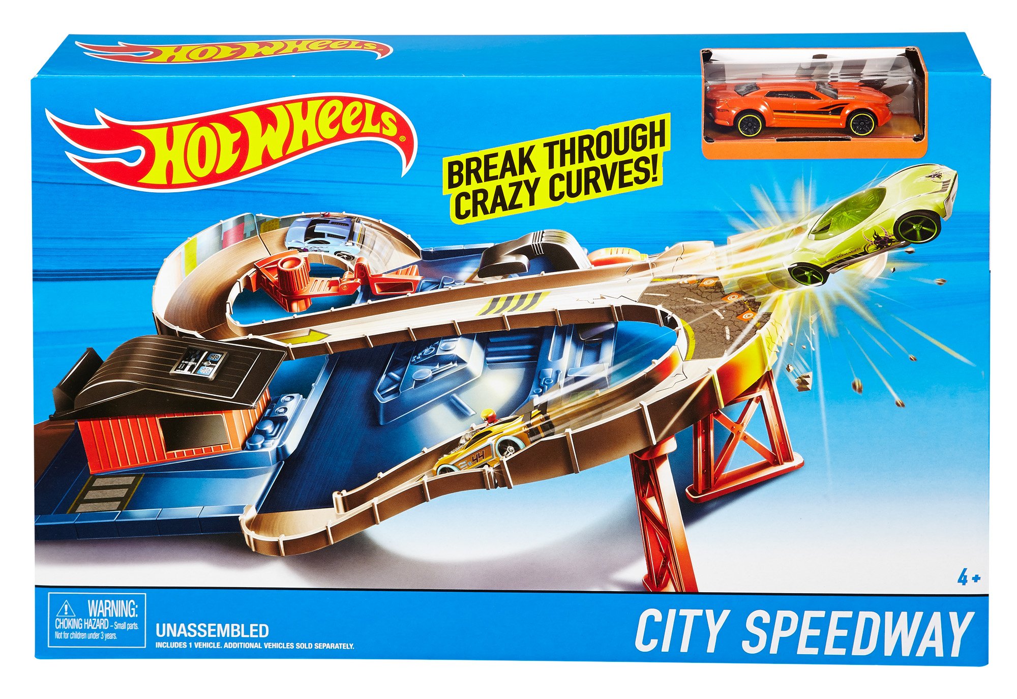 Hot Wheels City Speedway Trackset