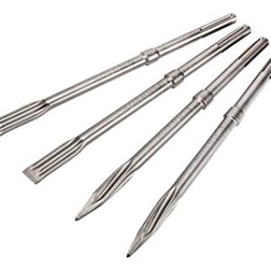 Bosch Accessories 2607017368 SDS-Max Chisel Set, Silver, 4-Piece