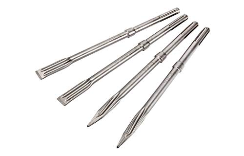 Bosch Accessories 2607017368 SDS-Max Chisel Set, Silver, 4-Piece