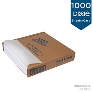 Dixie Parchment Silicon-Coated Pizza Sheet by GP PRO (Georgia-Pacific), White, 27S16, 16" Length x 16" Width, (Case of 1,000)