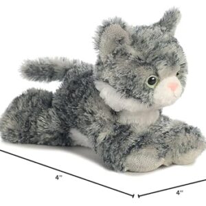 Aurora 31265,31713 Bundle of 2 7.5" Floppy Beanbag Cat Stuffed Animals-Lily & Sugar, Multicolor