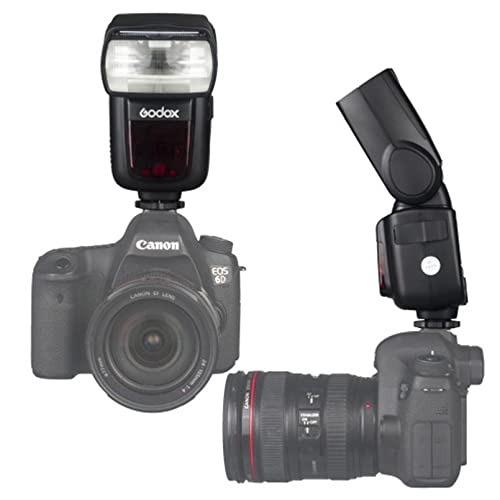 Godox V860II-C V860IIC Camera Flash Speedlite for Canon, 2.4G TTL Flash Speedlight GN60 1/8000s HSS, Rechargable Li-ion Battery, 650 Full Power Flashes, External Flash Compatible for Canon EOS Cameras