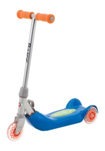 razor jr. folding kiddie kick scooter (blue)