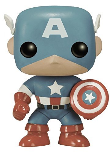 Funko POP Marvel: Captain America Sepia Tone 75th Anniversary Action Figure (Amazon Exclusive)