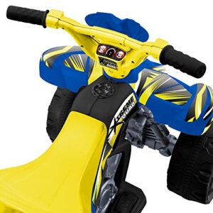 Kid Motorz Xtreme Quad 6V Vehicle, Blue & Yellow (672)