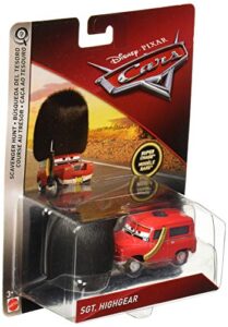 disney pixar cars sgt. highgear oversized die-cast vehicle