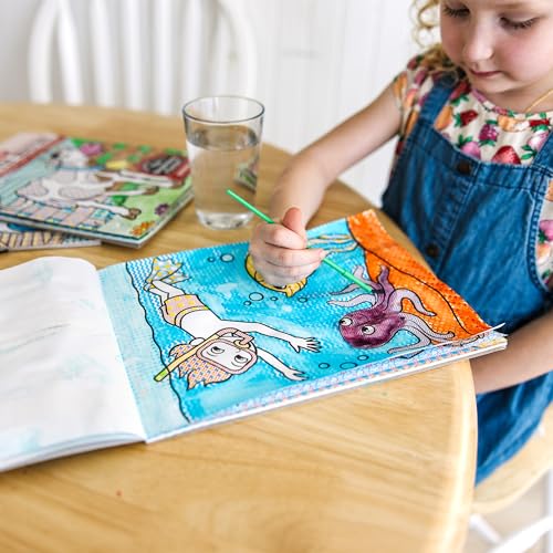 Melissa & Doug My First Paint With Water Activity Books Set - Animals, Vehicles, and Pirates - FSC Certified