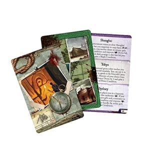 Eldritch Horror Signs of Carcosa Board Game EXPANSION | Mystery Game | Cooperative Board Game for Adults and Family | Ages 14+ | 1-8 Players | Avg. Playtime 2-4 Hours | Made by Fantasy Flight Games