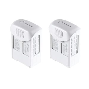 dji phantom 4 series intelligent flight battery high capacity 5870mah, 2 pack for dji phantom 4, 4 advanced, 4 pro, 4 pro v2.0, 4 rtk-oem