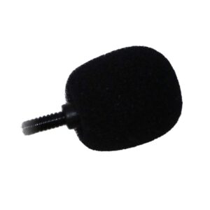 mudder large foam mic windscreen compatible with mxl, audio technica, and other large microphones, black