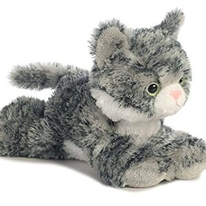 Aurora 31265,31713 Bundle of 2 7.5" Floppy Beanbag Cat Stuffed Animals-Lily & Sugar, Multicolor