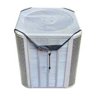 sturdy covers ac defender - all season universal mesh air conditioner cover - ac cover for central units