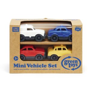 green toys mini vehicle, 4-pack