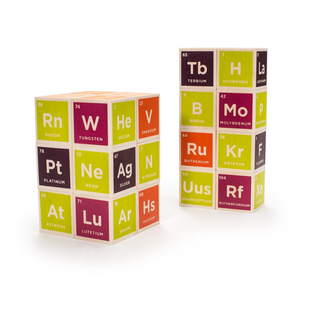 Uncle Goose Periodic Table Blocks - Made in The USA