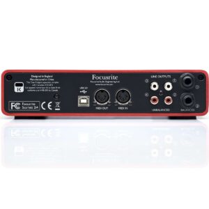 Focusrite Scarlett 2i4 (2nd Gen) USB Audio Interface with Pro Tools | First