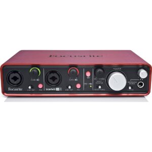 Focusrite Scarlett 2i4 (2nd Gen) USB Audio Interface with Pro Tools | First