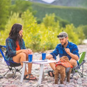 Outside Inside Backpack Cribbage Game for Camping and Travel, Lightweight and Foldable