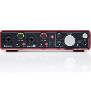 Focusrite Scarlett 2i4 (2nd Gen) USB Audio Interface with Pro Tools | First