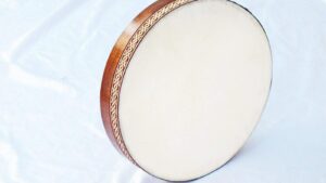 40 x 6 cm animal skin bendir turkish percussion frame drum