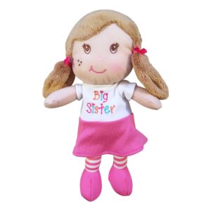 MartLoop I Am a Big Sister Doll and Book Bundle