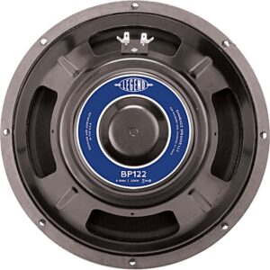 eminence legend bp122 12" bass guitar speaker, 250 watts at 8 ohms, black