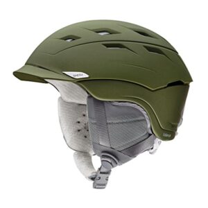 smith optics valence adult ski snowmobile helmet - matte pearl olive/large