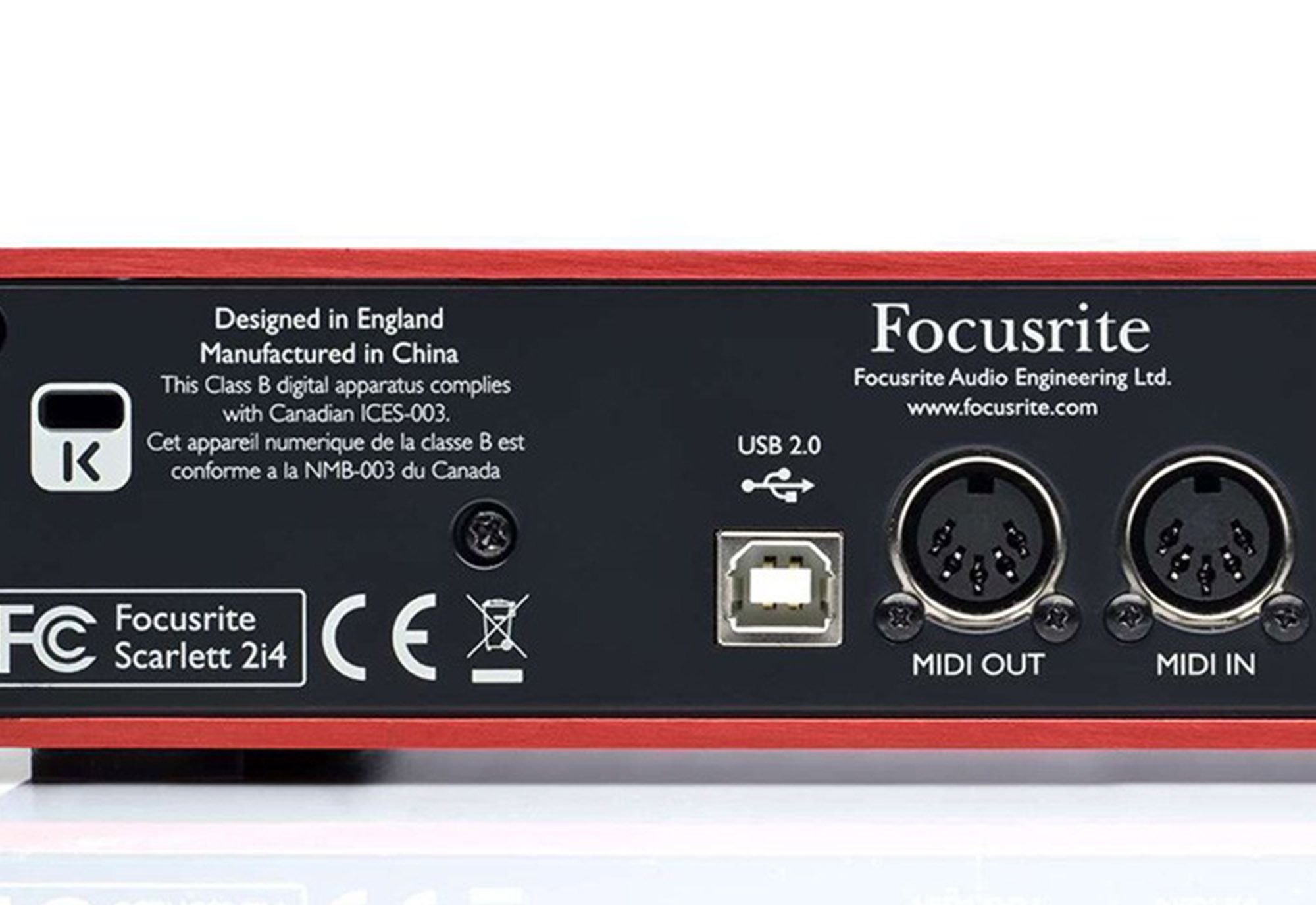 Focusrite Scarlett 2i4 (2nd Gen) USB Audio Interface with Pro Tools | First