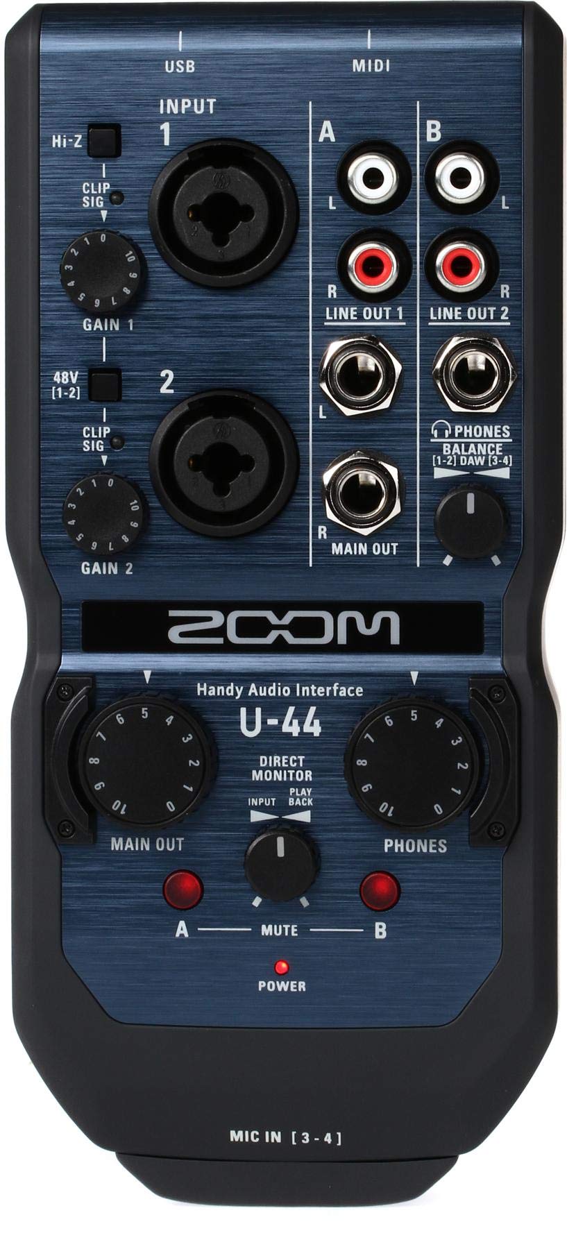 Zoom U-44 Handy Audio Interface