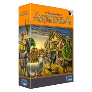 agricola (revised edition) | strategy game | farming game for adults and teens | advanced board game | ages 12+ | 1-4 players | average playtime 90 minutes | made by lookout games