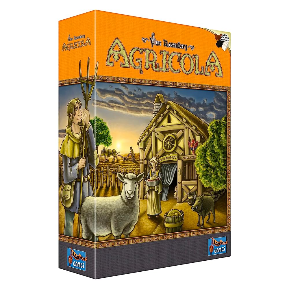 Agricola (Revised Edition) | Strategy Game | Farming Game for Adults and Teens | Advanced Board Game | Ages 12+ | 1-4 Players | Average Playtime 90 Minutes | Made by Lookout Games