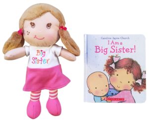 martloop i am a big sister doll and book bundle