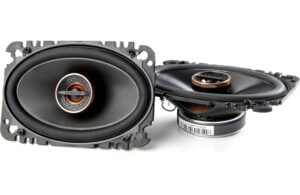 infinity ref-6422cfx 135w reference series coaxial car speaker with edge-driven, textile tweeters, 4x6