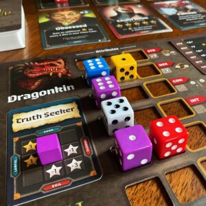 Thunderworks Games - Roll Player Board Game | A Dice Game of Fantasy Character Creation | Ages 10+ | Competitive Strategy | Family Game for 1-4 Players | 60-90 Minutes