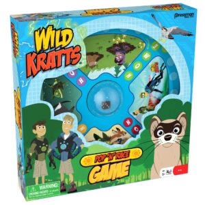 Pressman Wild Kratts Pop 'N' Race, Multi-colored, 5"