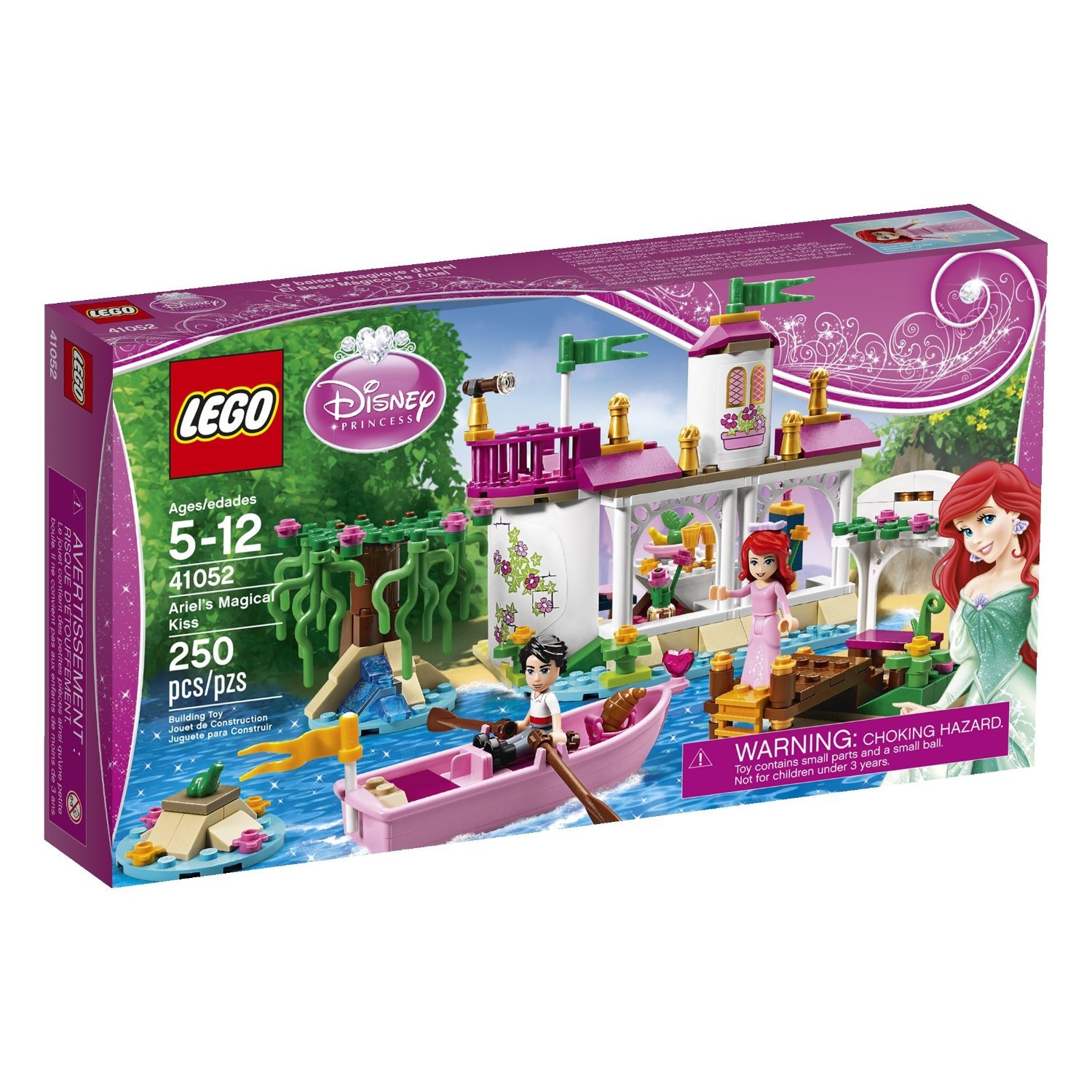 Disney Princess LEGO 250 PCS Ariel's Magical Kiss Brick Box Building Toys