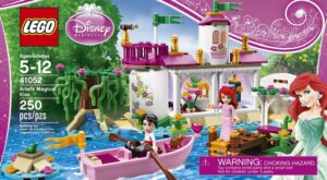 disney princess lego 250 pcs ariel's magical kiss brick box building toys