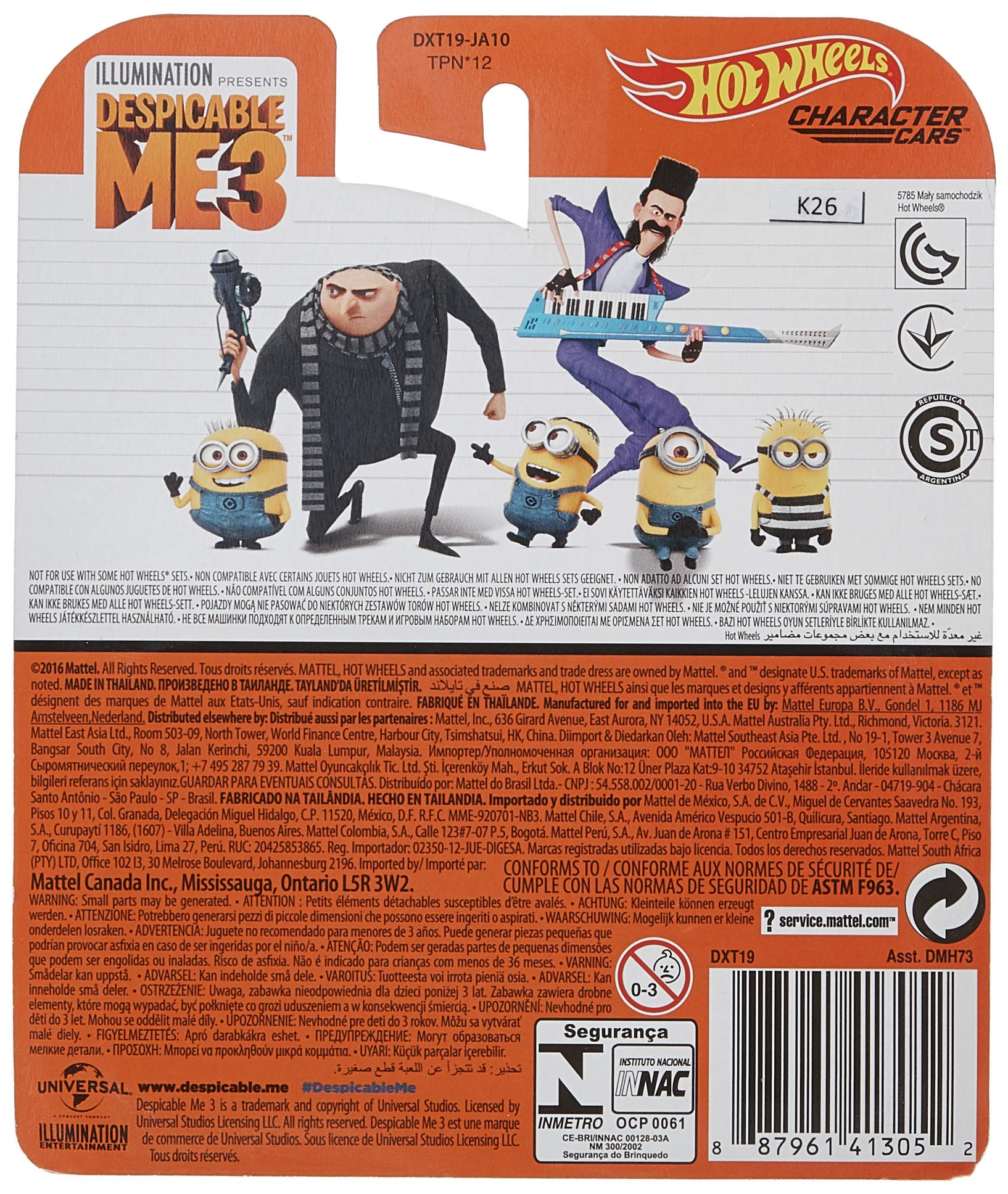 Hot Wheels Despicable Me Series 3#4 Vehicle