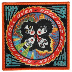 application kiss rock n roll over patch action figure